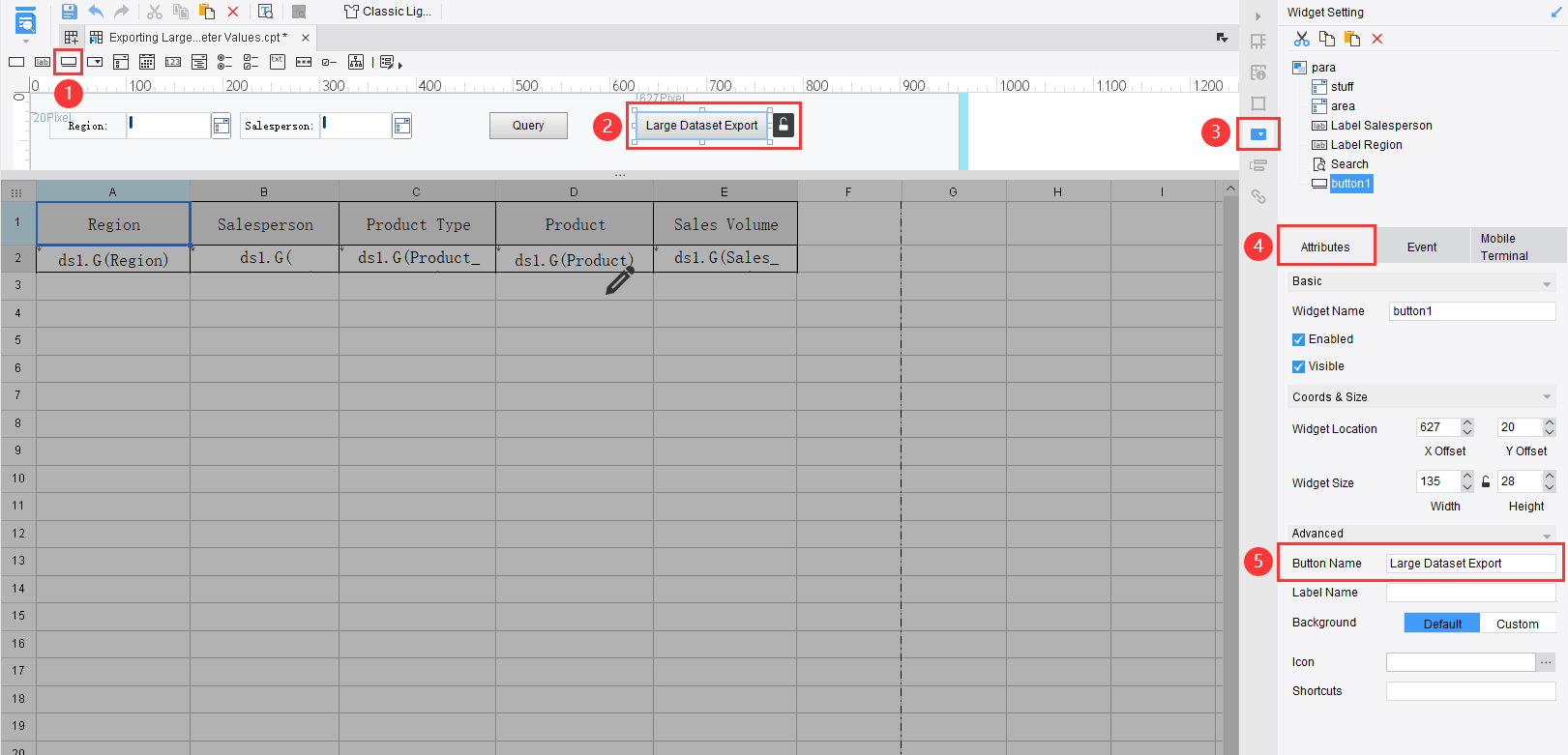 JS Large Dataset Export-FineReport Help Document