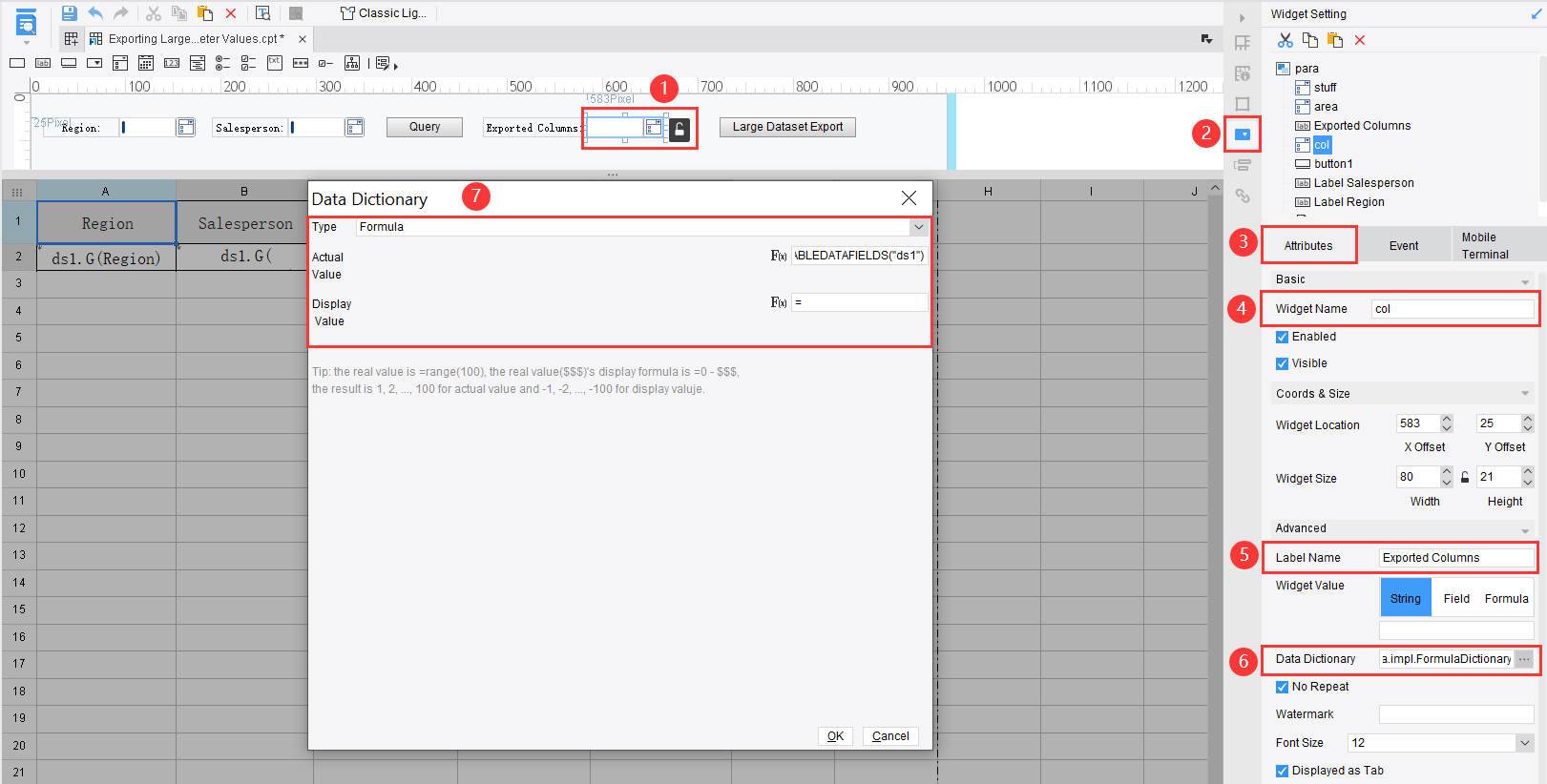 JS Large Dataset Export-FineReport Help Document