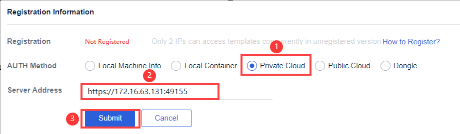 Container Private Cloud Authentication-FineReport Help Document