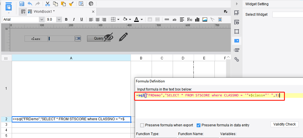 SQL Function-FineReport Help Document