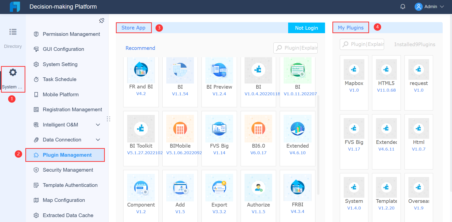 Server Plugin Management-FineReport Help Document
