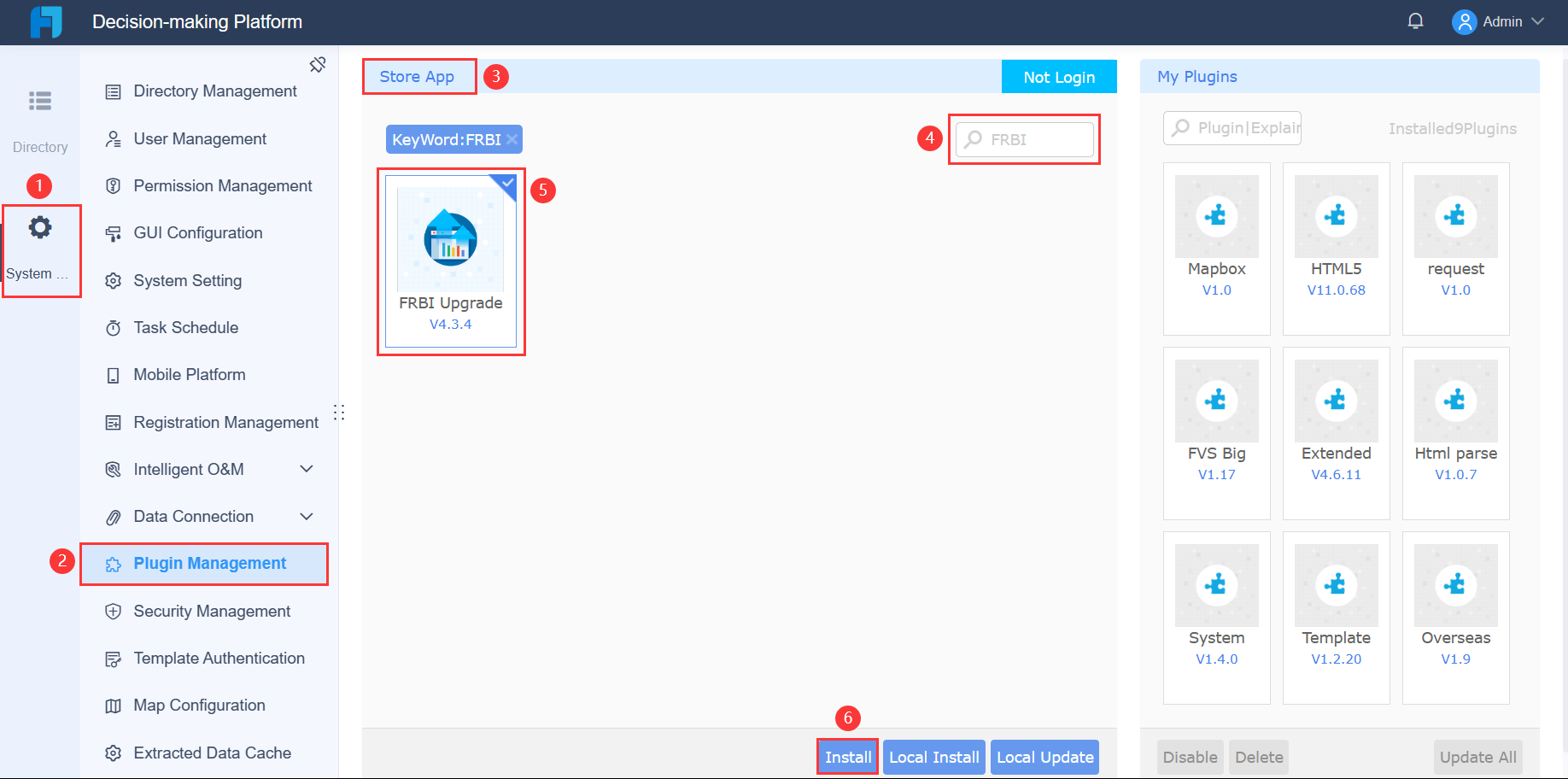 Server Plugin Management-FineReport Help Document
