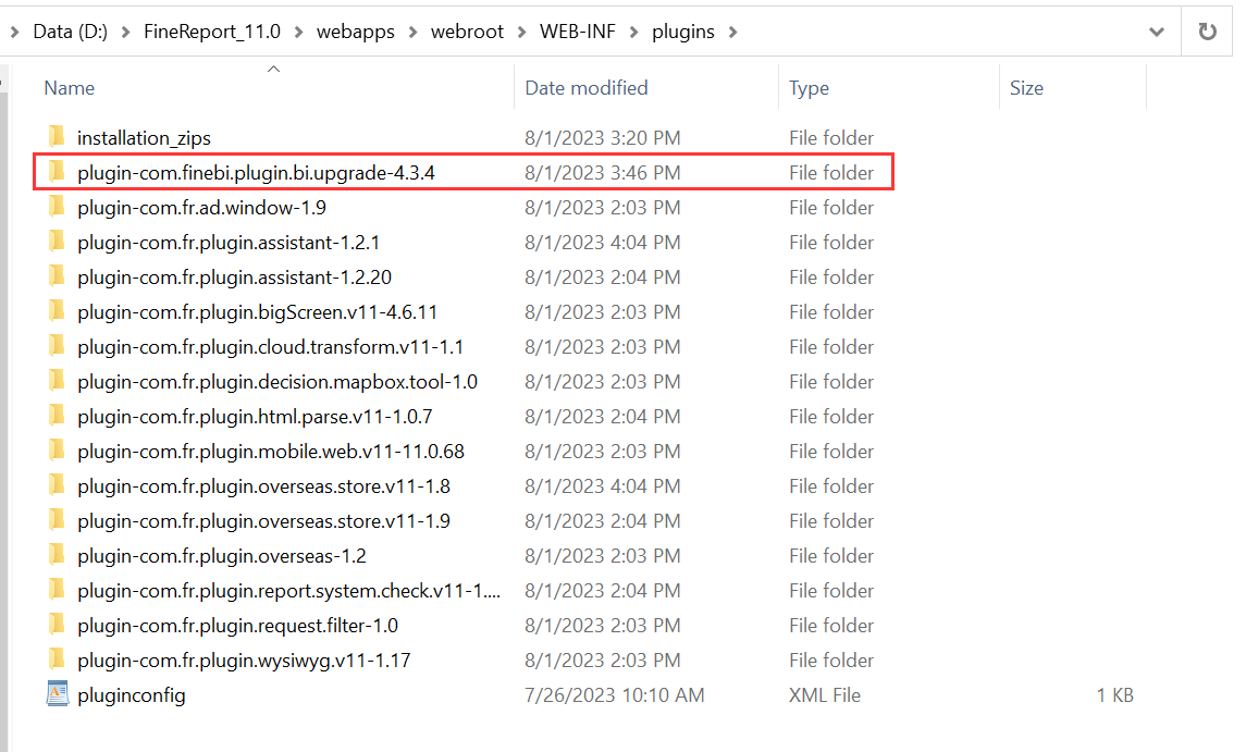 Server Plugin Management-FineReport Help Document