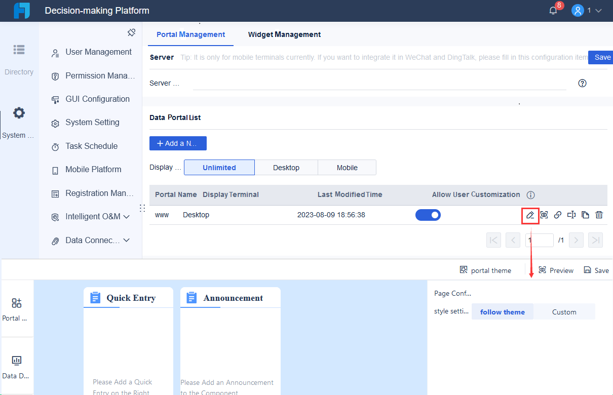 Data Portal Plugin Installation-FineReport Help Document
