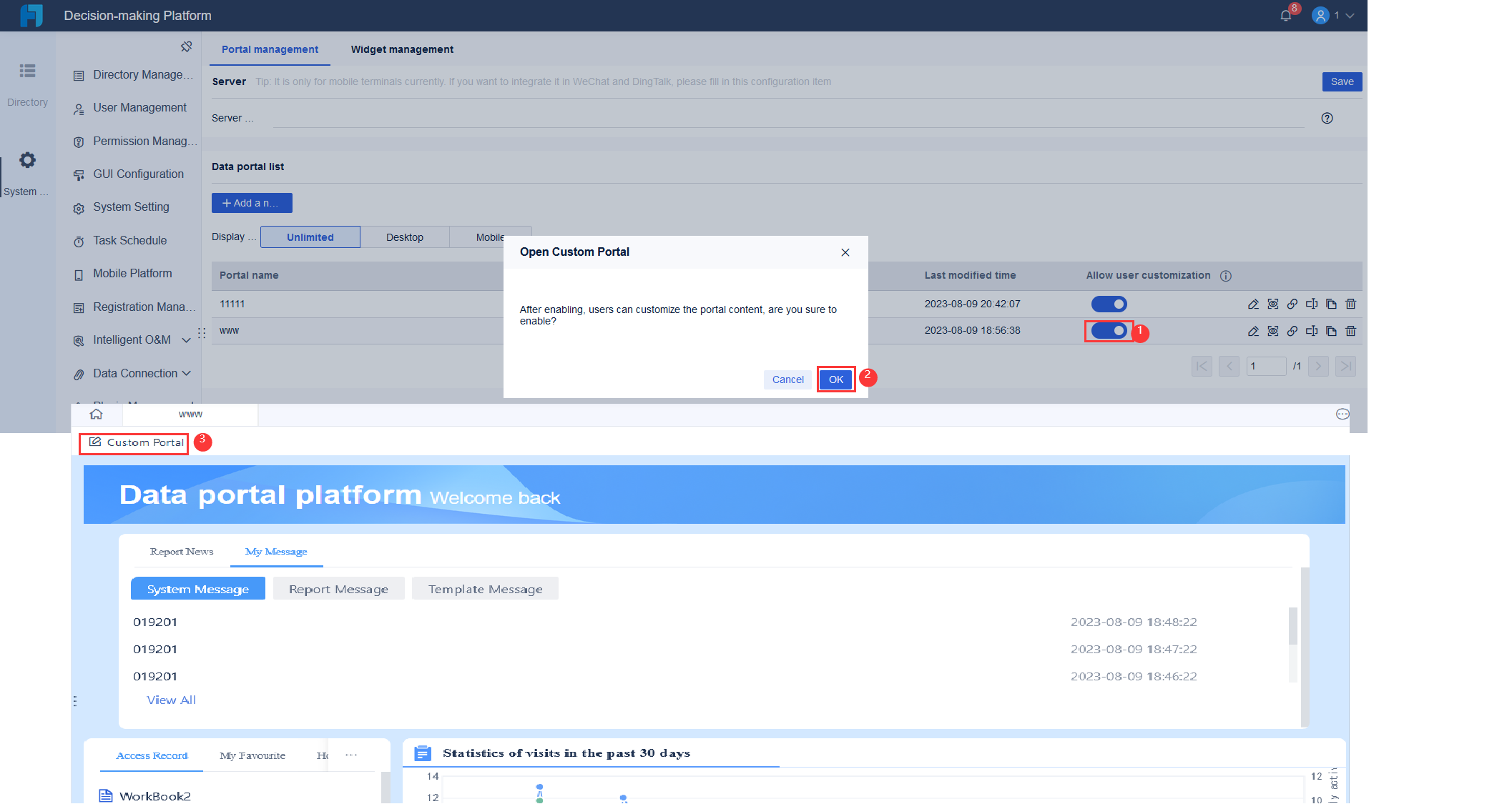 Data Portal Plugin Installation-FineReport Help Document
