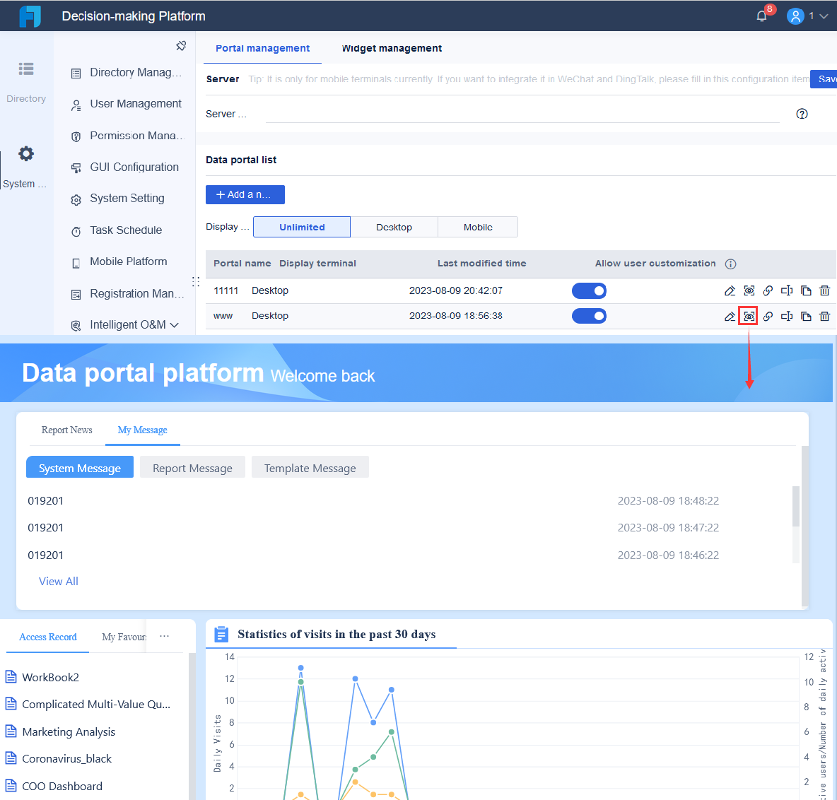 Data Portal Plugin Installation-FineReport Help Document