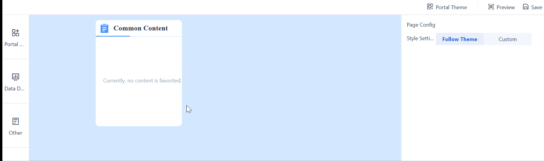 Common Content Component-FineReport Help Document