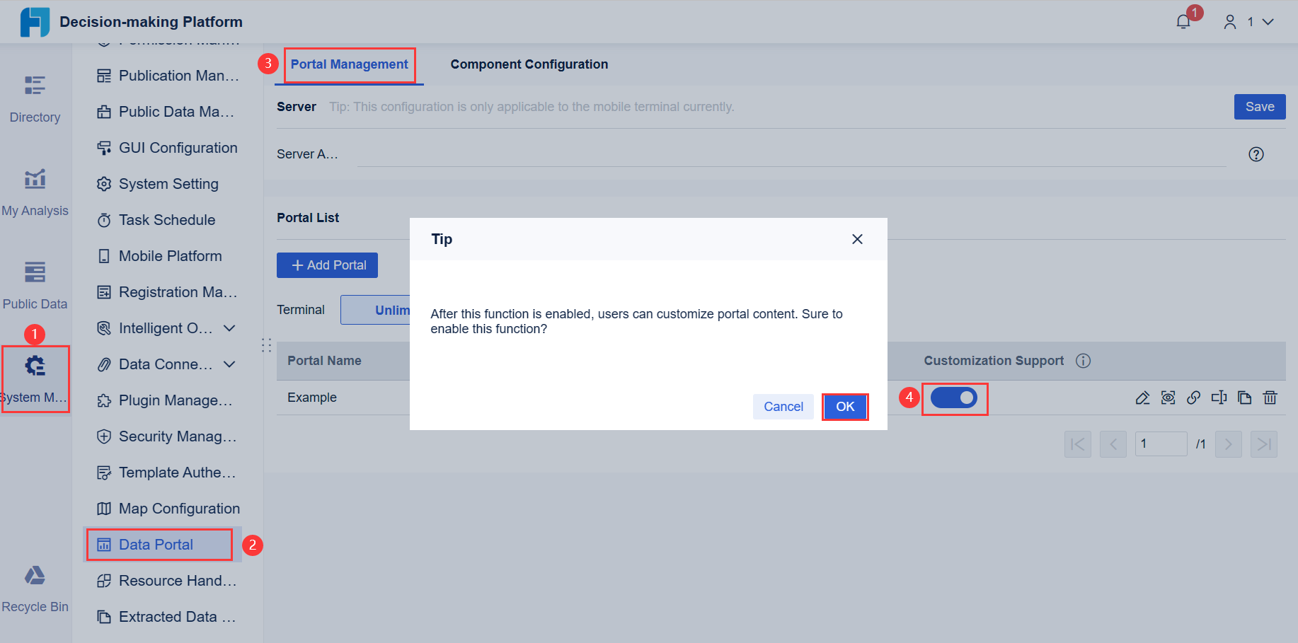 Customizing Data Portal-FineReport Help Document