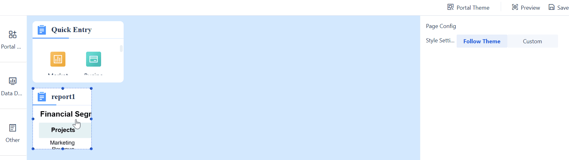 Customizing Data Portal-FineReport Help Document