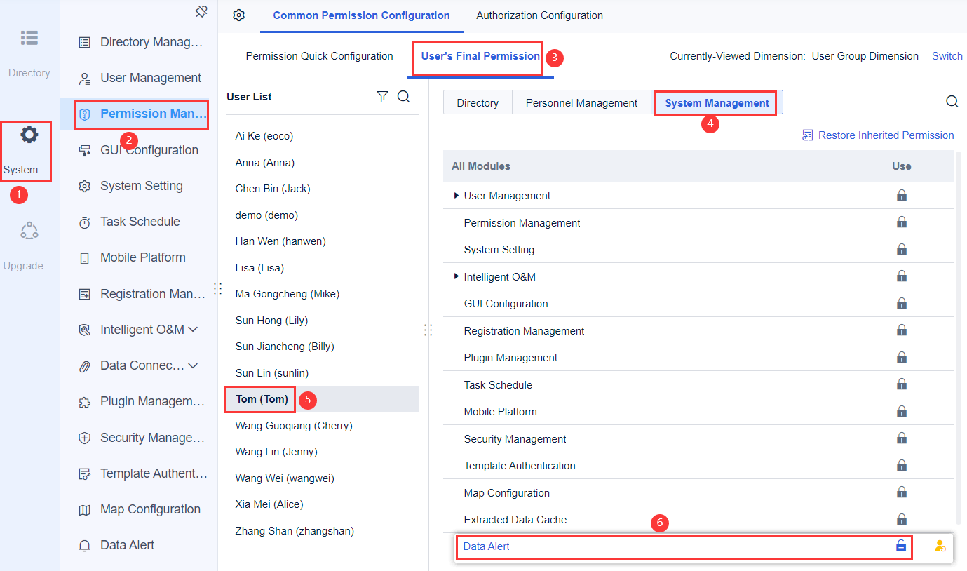 Data Alert Use Instruction-FineReport Help Document