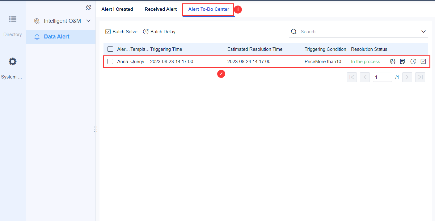 Managing an Alert Task-FineReport Help Document