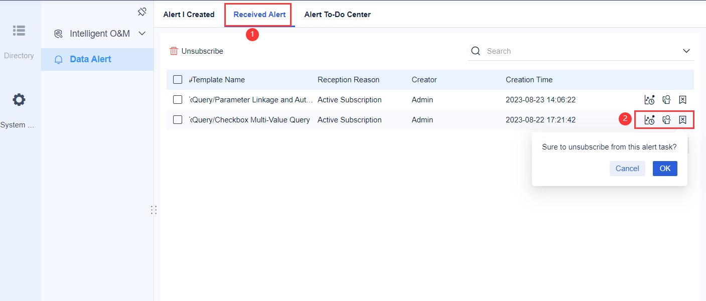 Managing an Alert Task-FineReport Help Document