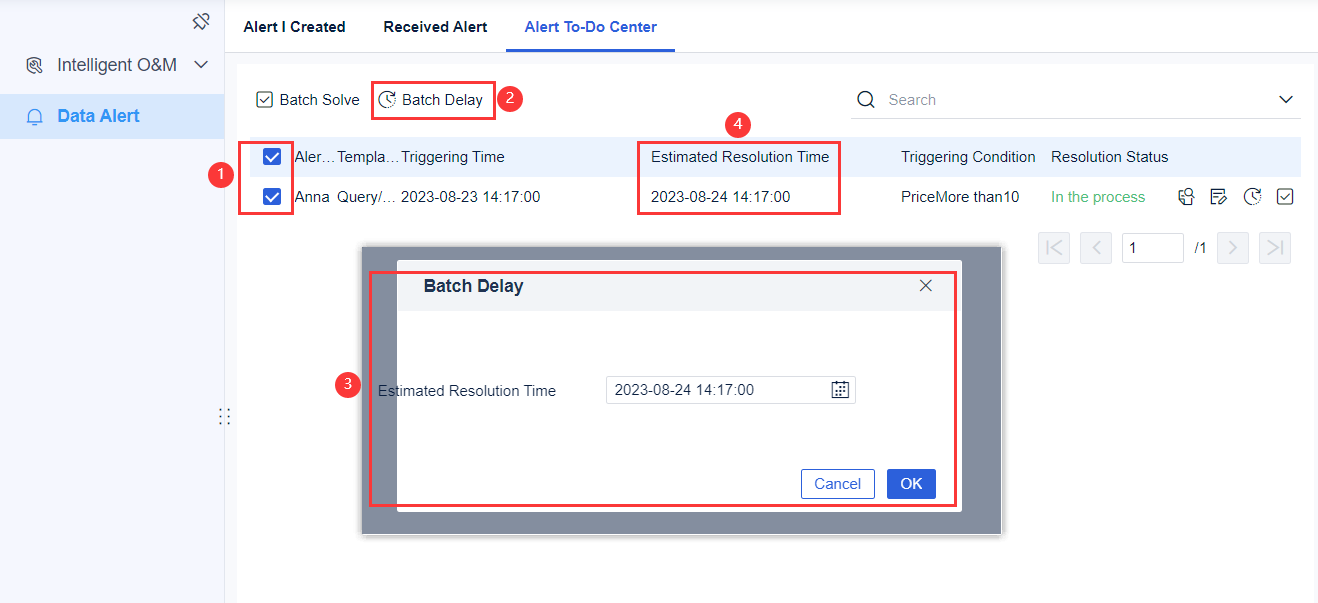 Managing an Alert Task-FineReport Help Document