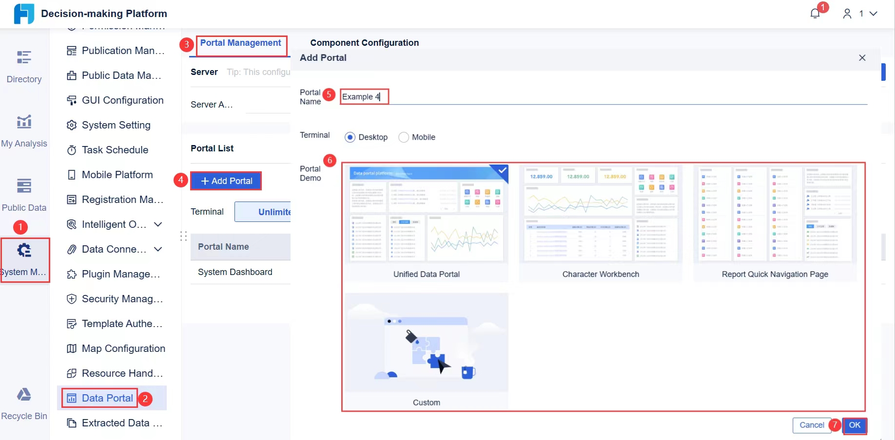Data Portal Style-FineReport Help Document