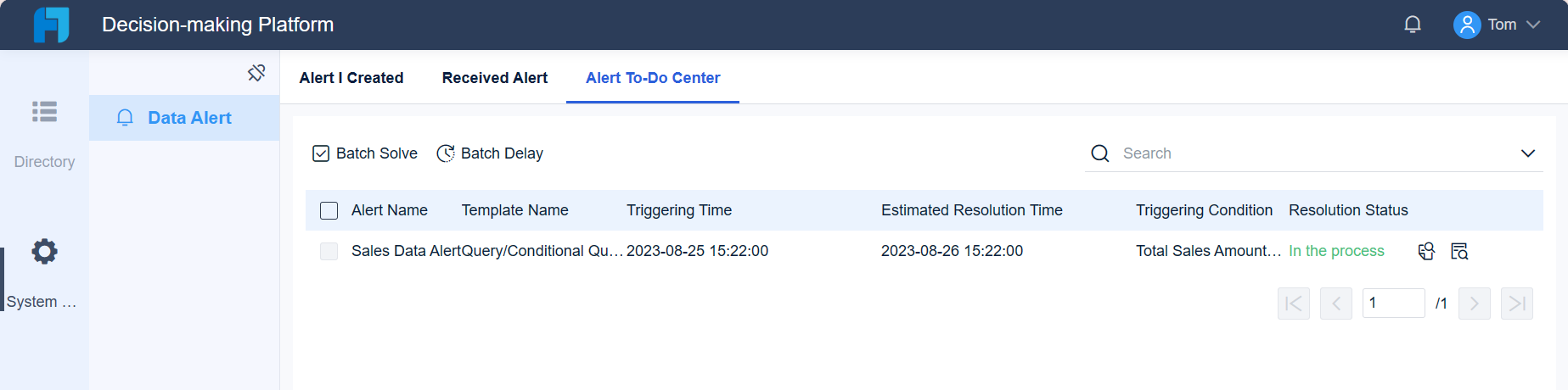 Creating an Alert Task-FineReport Help Document