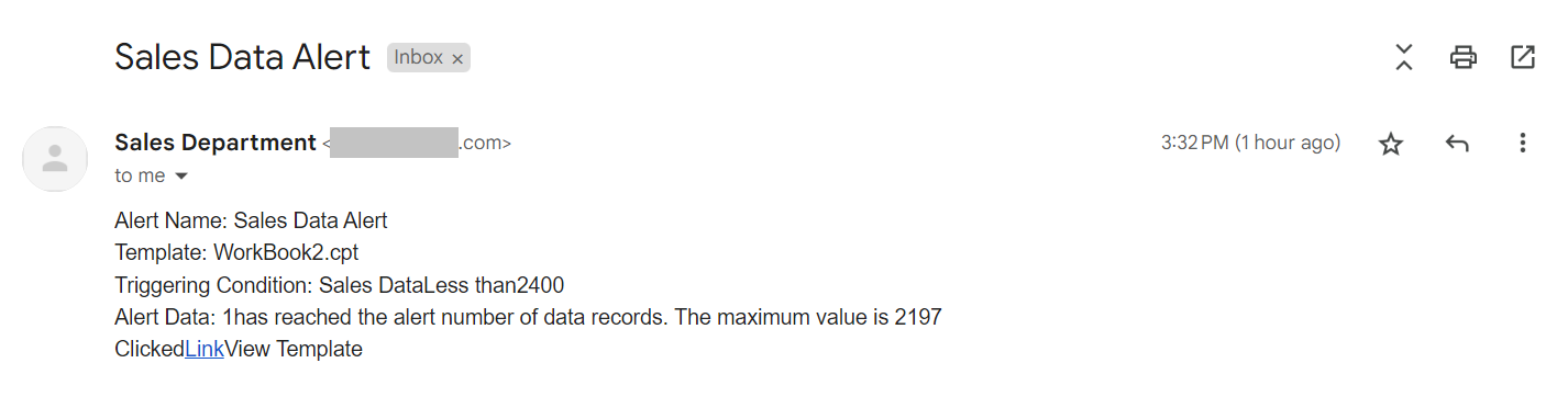 Creating an Alert Task-FineReport Help Document