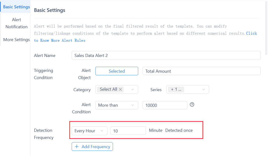 Creating an Alert Task-FineReport Help Document