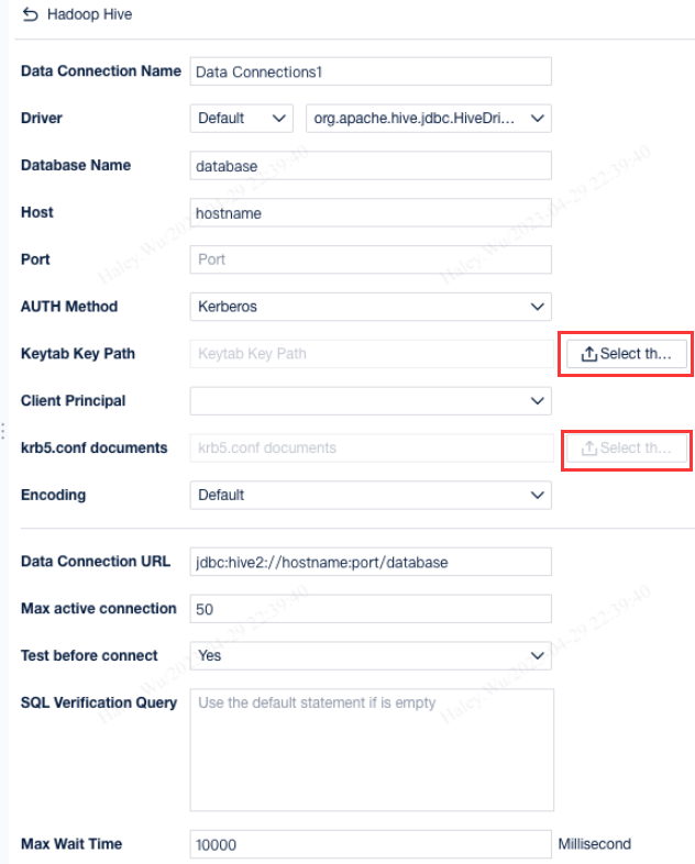 [Platform] Kerberos Authentication in Data Connection-FineReport Help Document