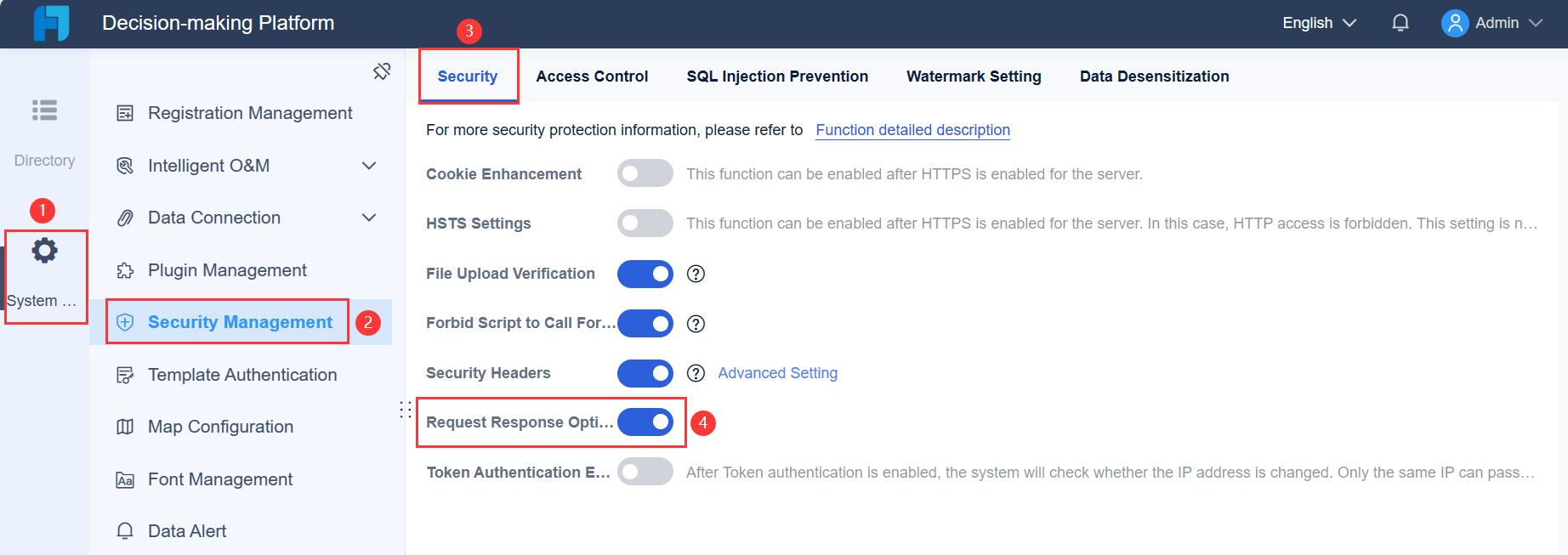 Security Protection-FineReport Help Document