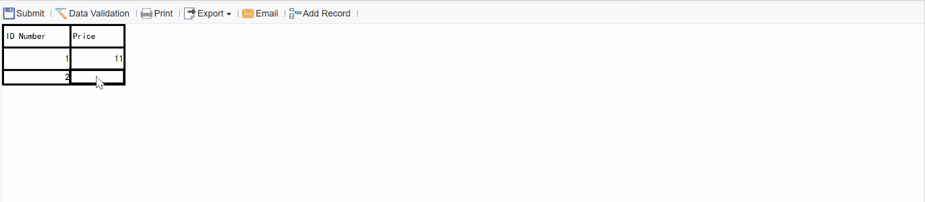 Widget Validation-FineReport Help Document
