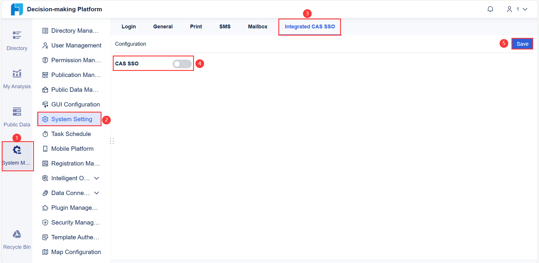 CAS Single Sign On Plugin-FineReport Help Document