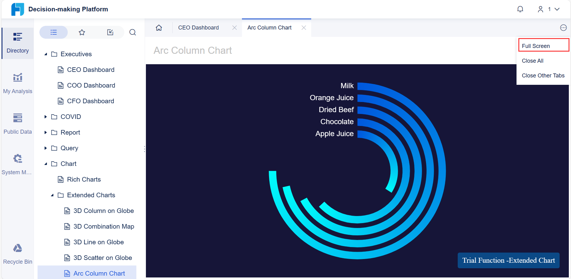 Directory-FineReport Help Document