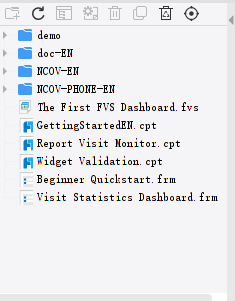 Report Management Panel-FineReport Help Document