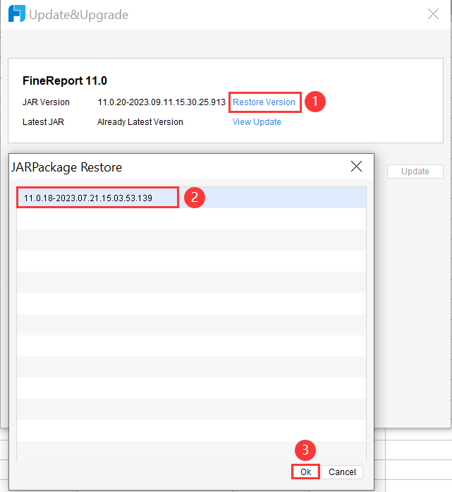 Update & Upgrade-FineReport Help Document