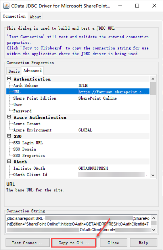 [Platform] Data Connection to Microsoft SharePoint List-FineReport Help Document