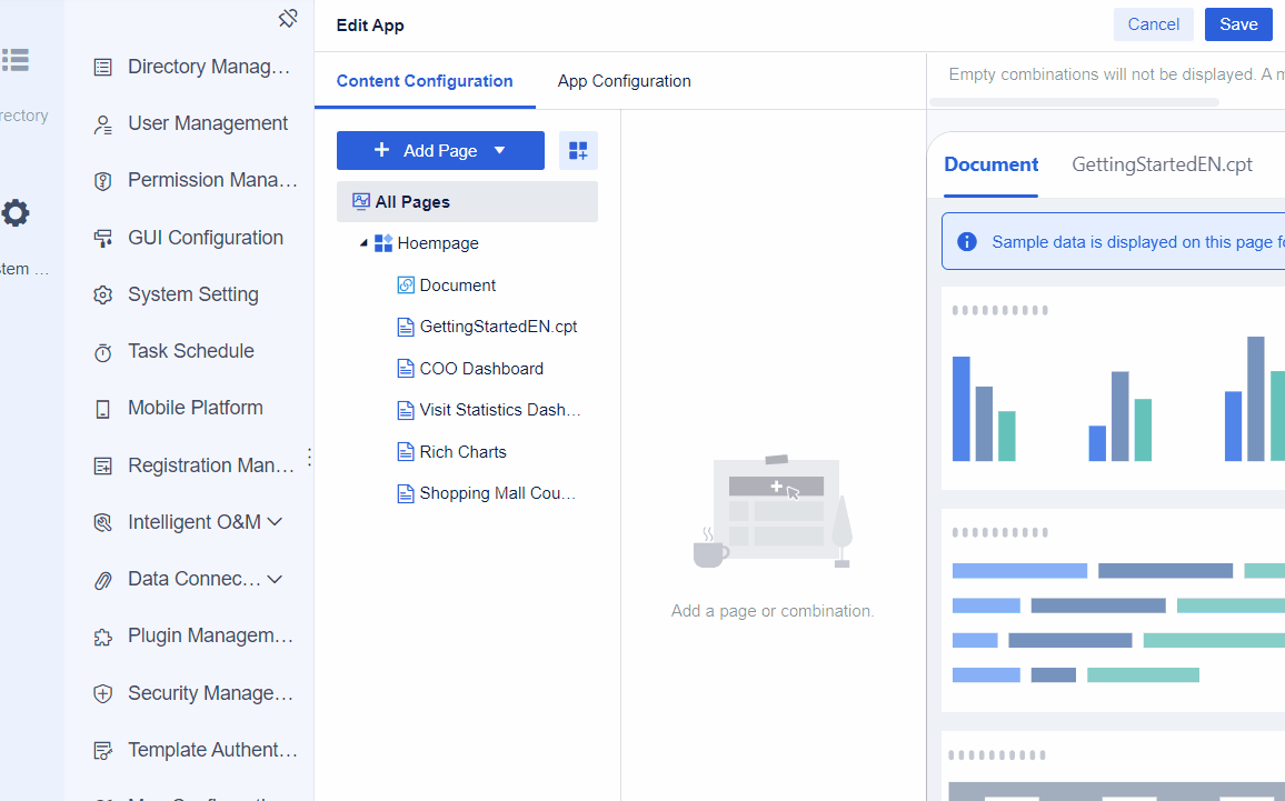App Encapsulation-FineReport Help Document
