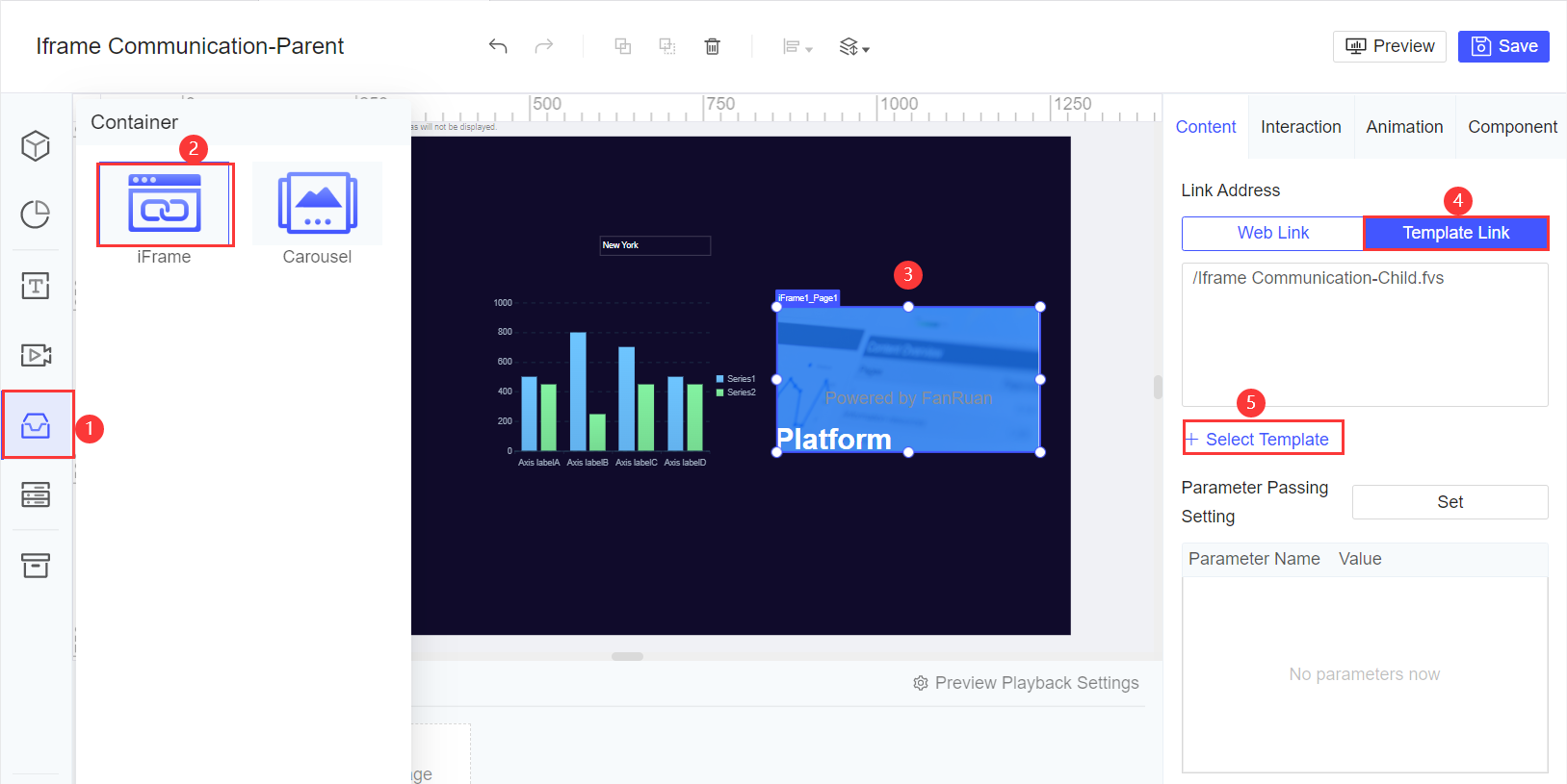 FVS Iframe Communication Through JS-FineReport Help Document
