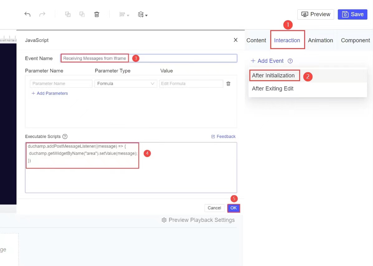 FVS Iframe Communication Through JS-FineReport Help Document