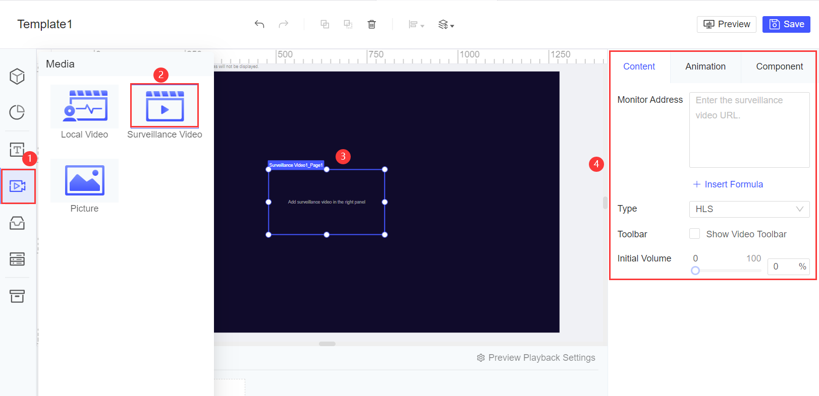FVS Surveillance Video Component-FineReport Help Document