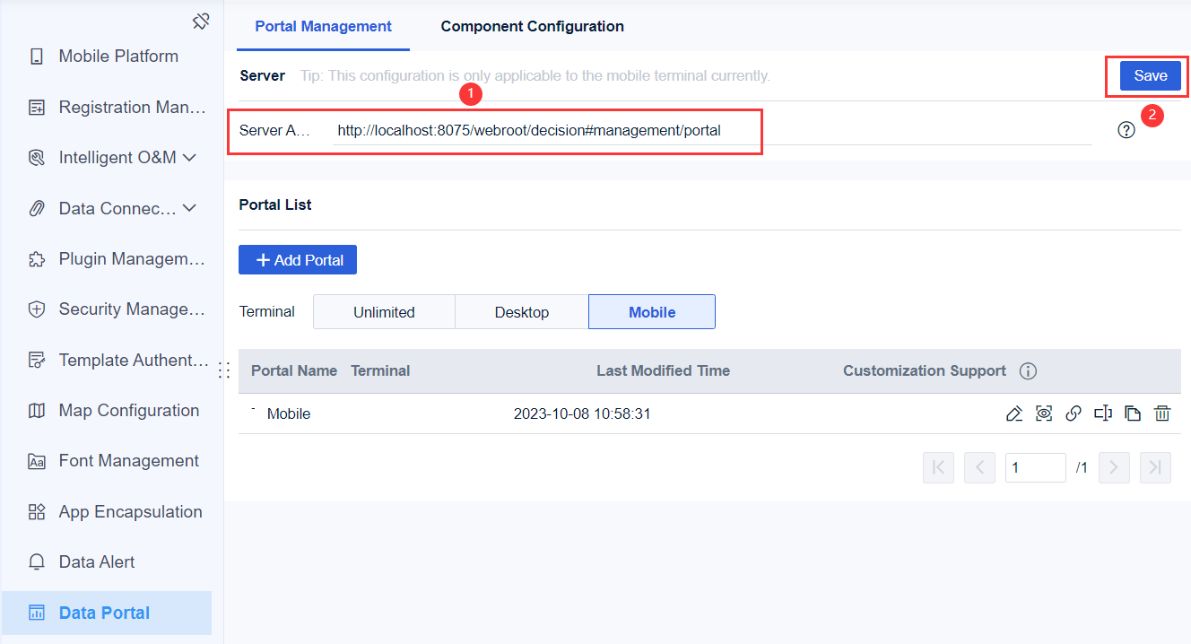 Mobile Data Portal Instruction-FineReport Help Document