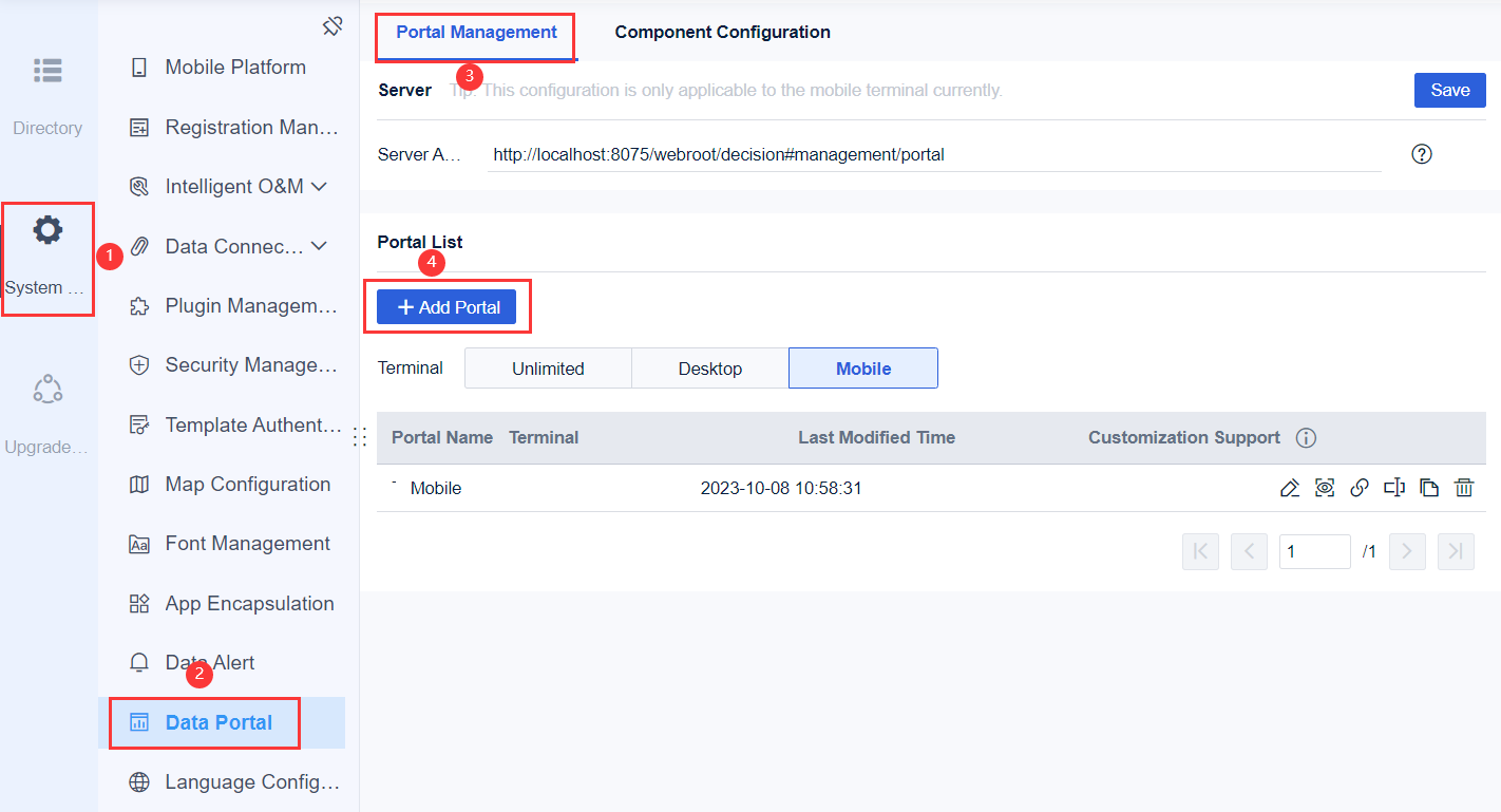 Mobile Data Portal Instruction-FineReport Help Document