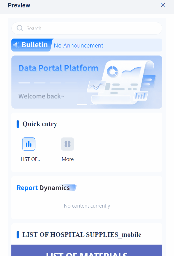 Mobile Data Portal Instruction-FineReport Help Document