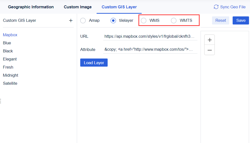 Custom WMS and WMTS-FineReport Help Document