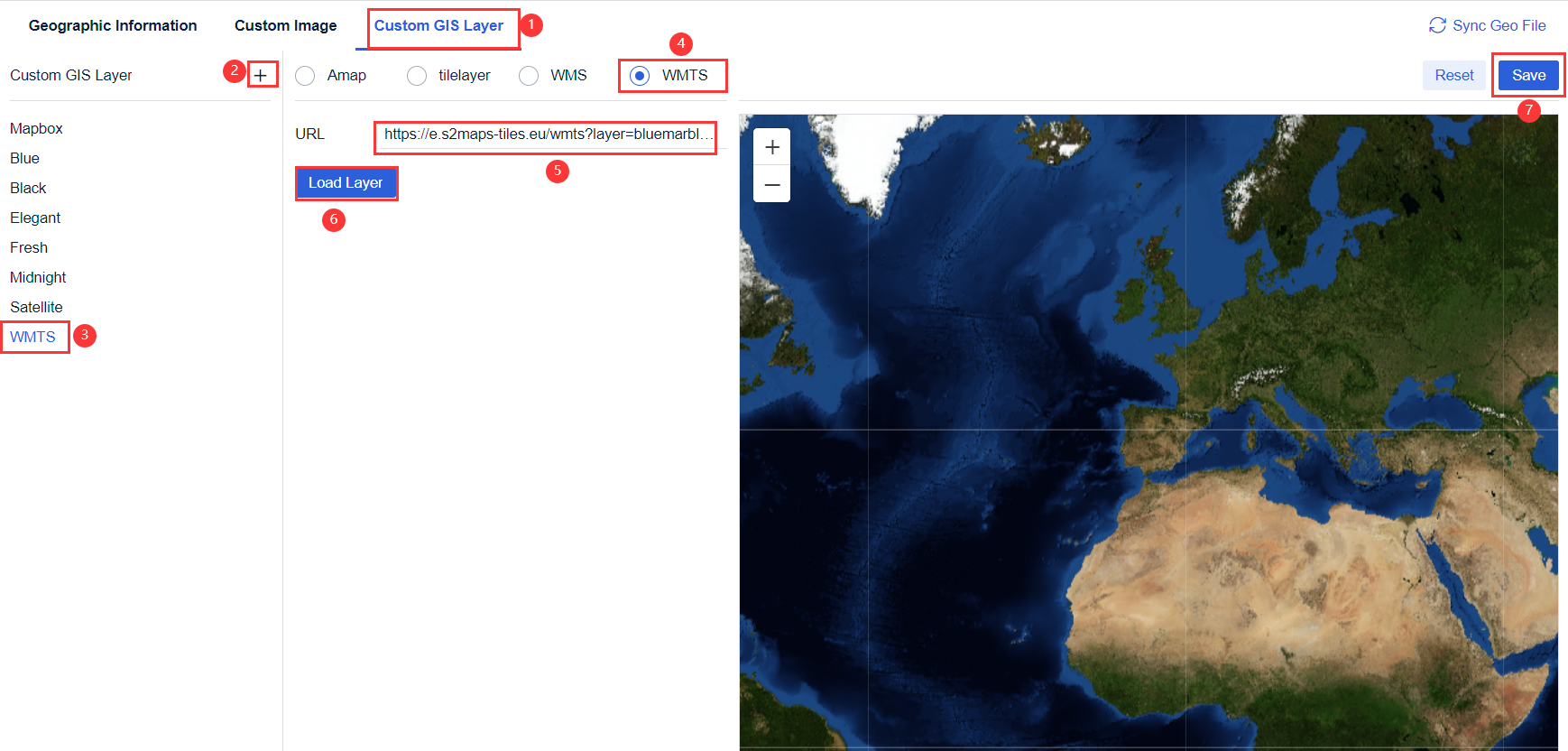 Custom WMS and WMTS-FineReport Help Document