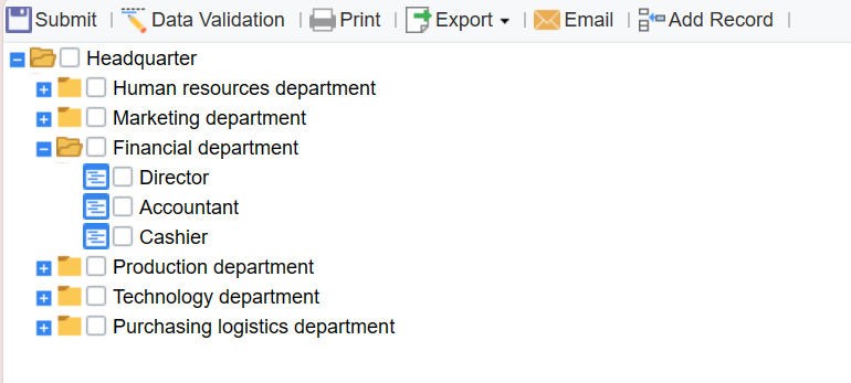 View Tree Widget-FineReport Help Document