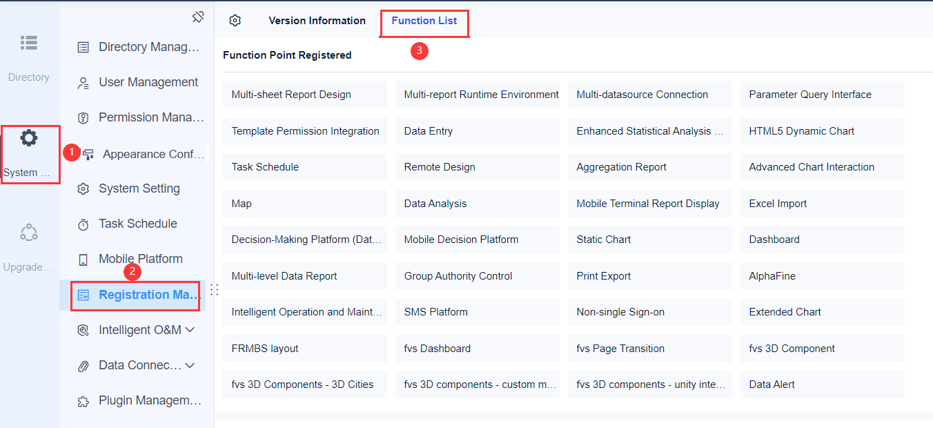 Registration Management-FineReport Help Document