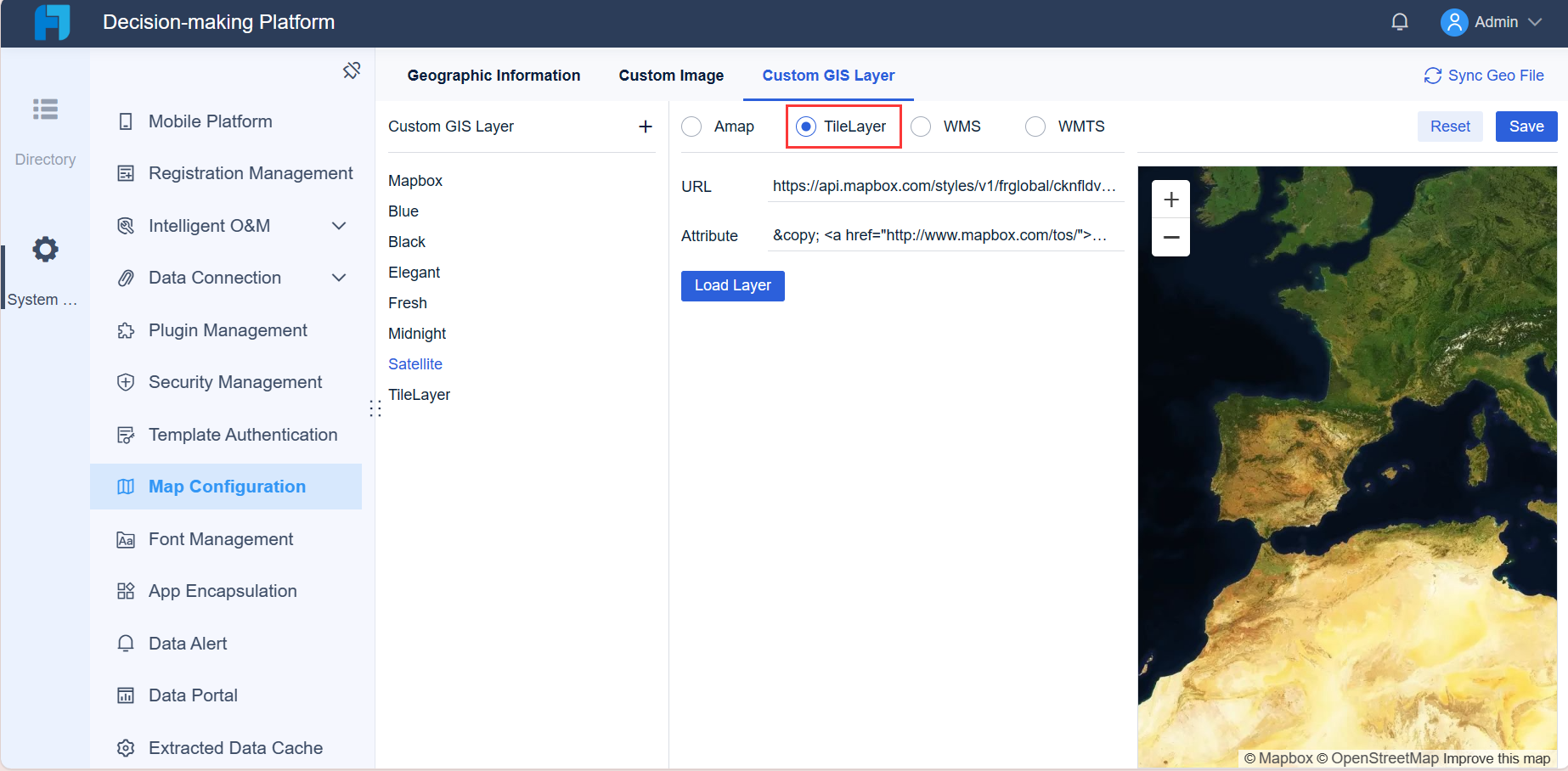 Custom TileLayer-FineReport Help Document