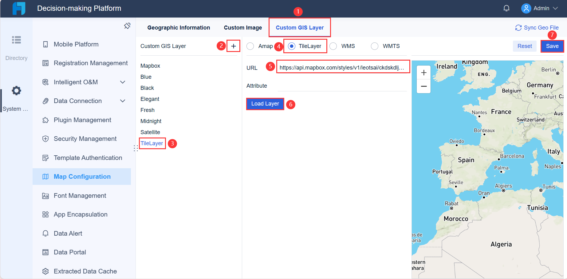Custom TileLayer-FineReport Help Document