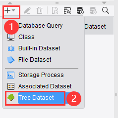 Example for Automatic Creation of Drop-down Tree Widgets-FineReport Help Document