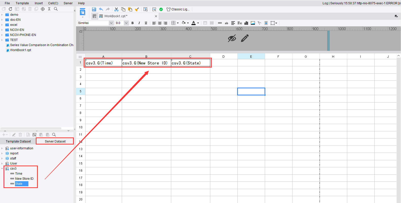 Enhanced CSV Dataset-FineReport Help Document