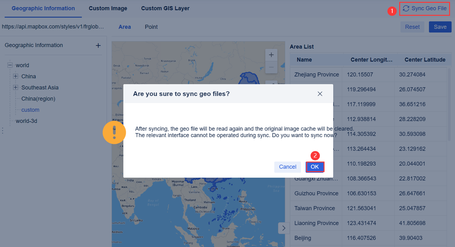 Map Configuration-FineReport Help Document