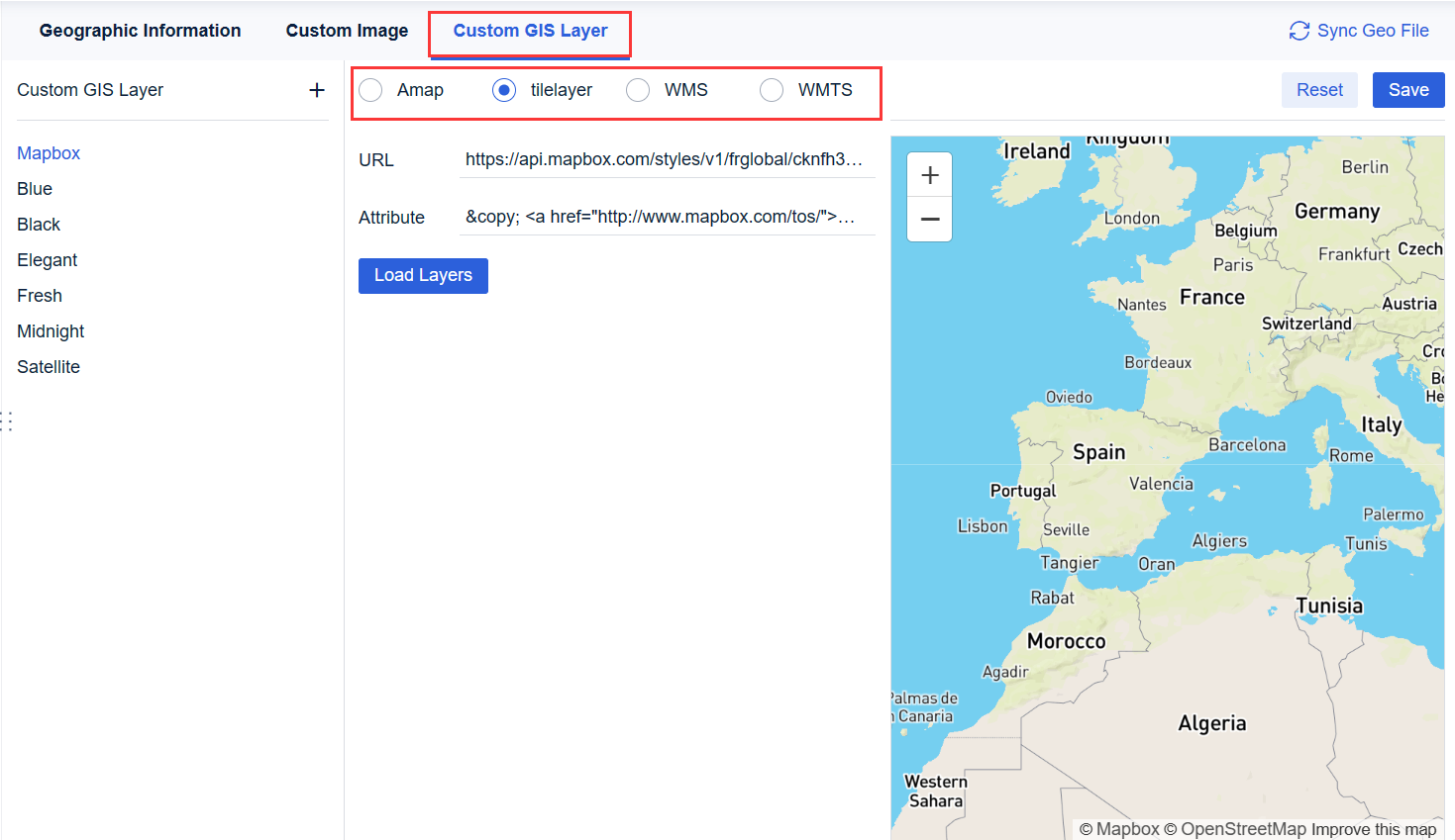 Map Configuration-FineReport Help Document
