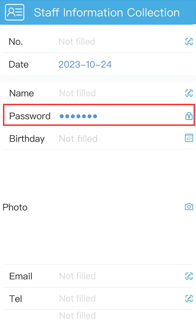 Password Widget-FineReport Help Document