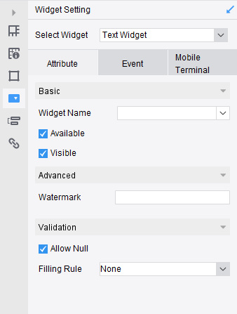 Text Widget-FineReport Help Document