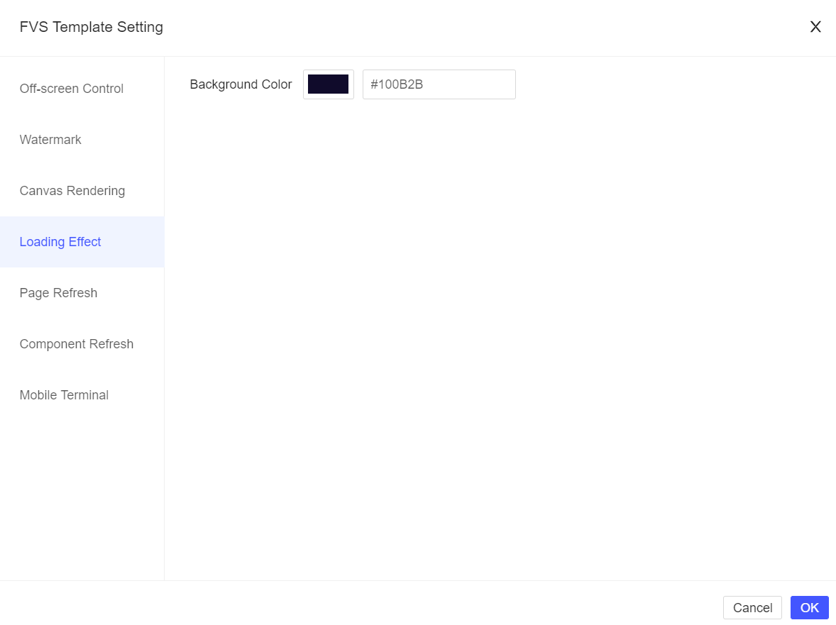 FVS Template Loading Effect-FineReport Help Document