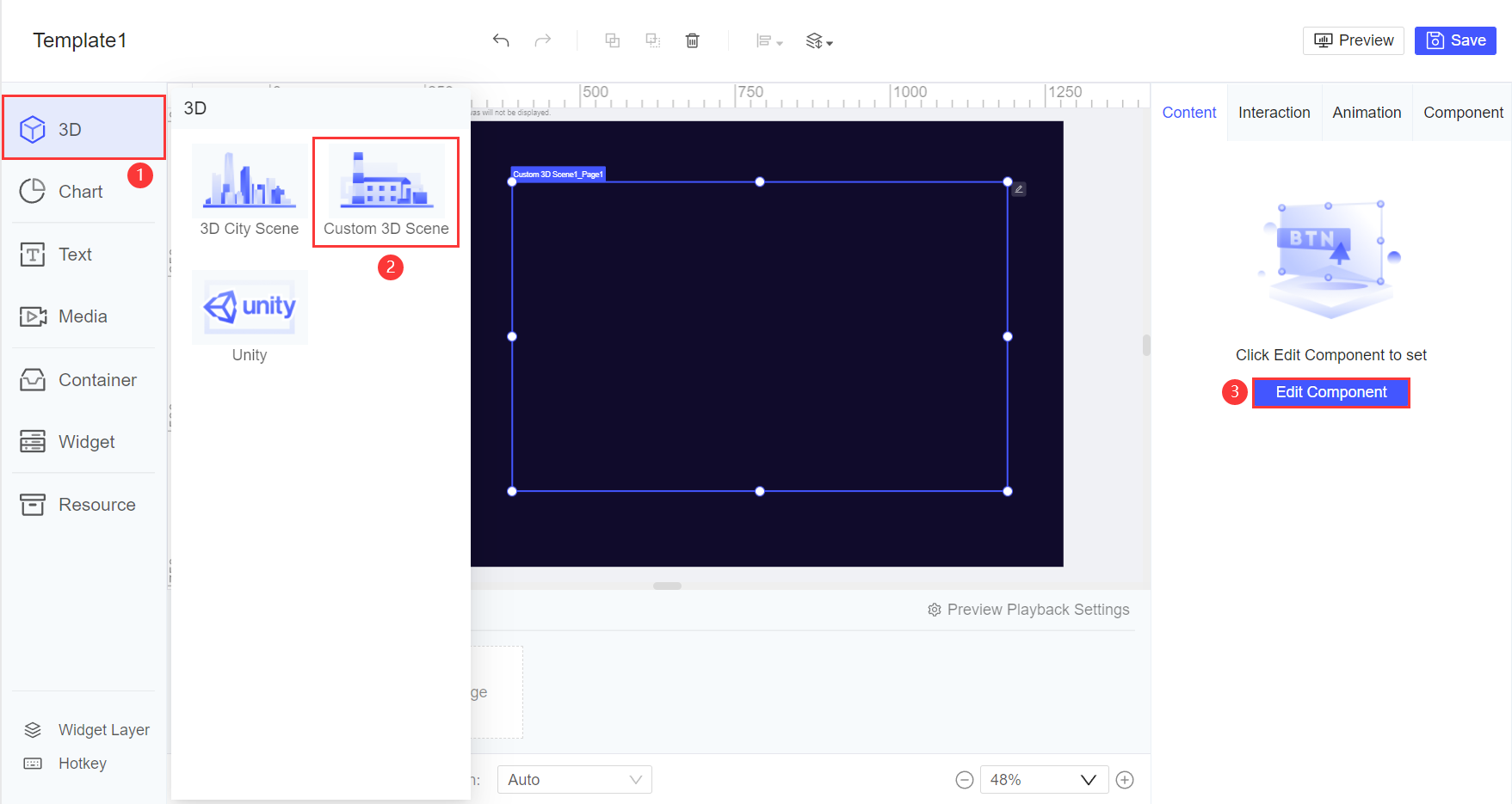 FVS Custom 3D Scene Component-FineReport Help Document